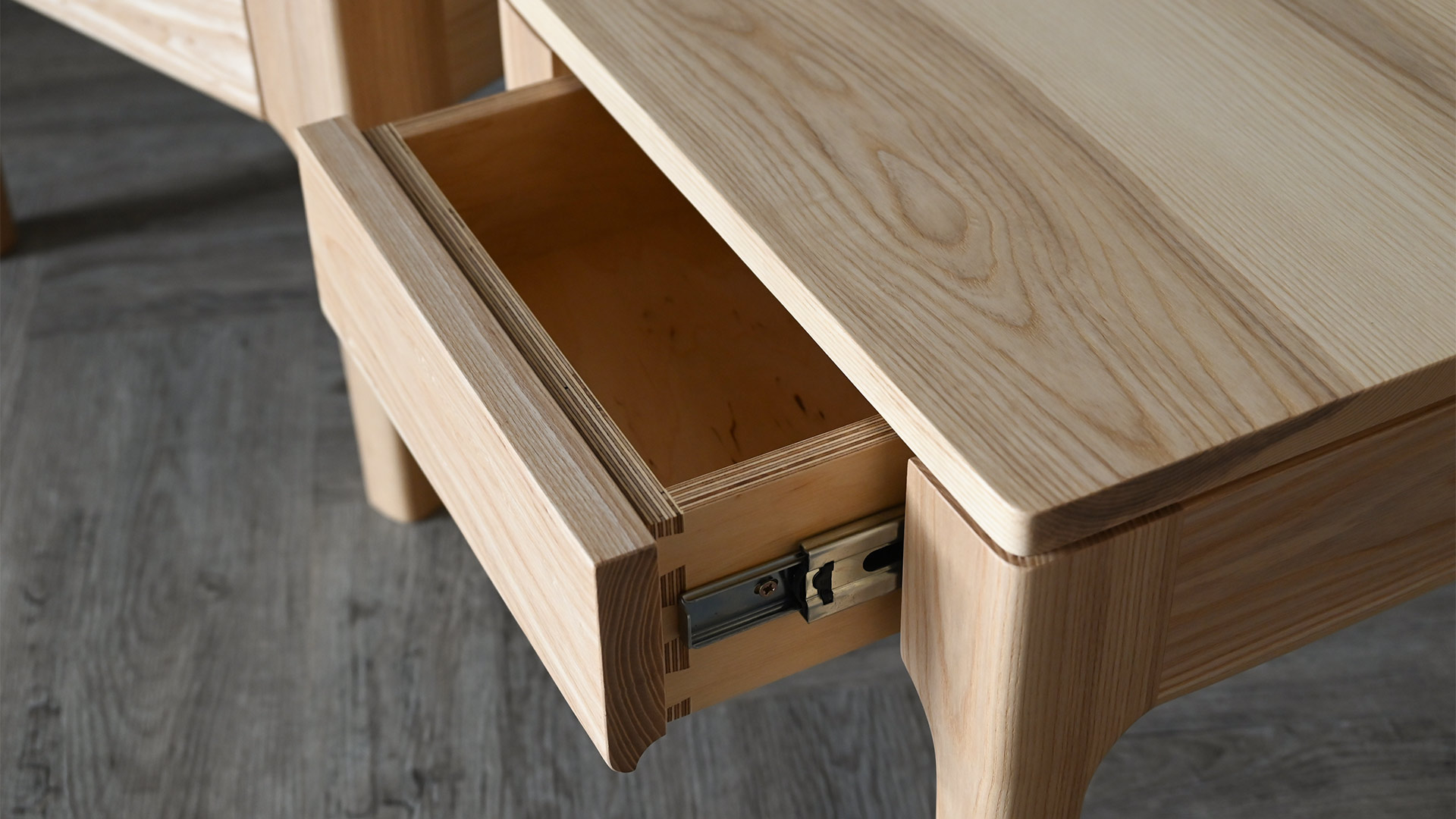 QUICK SHIP Pair of Ash Camden Drawer Tables - SOLD | Natural Bed Company