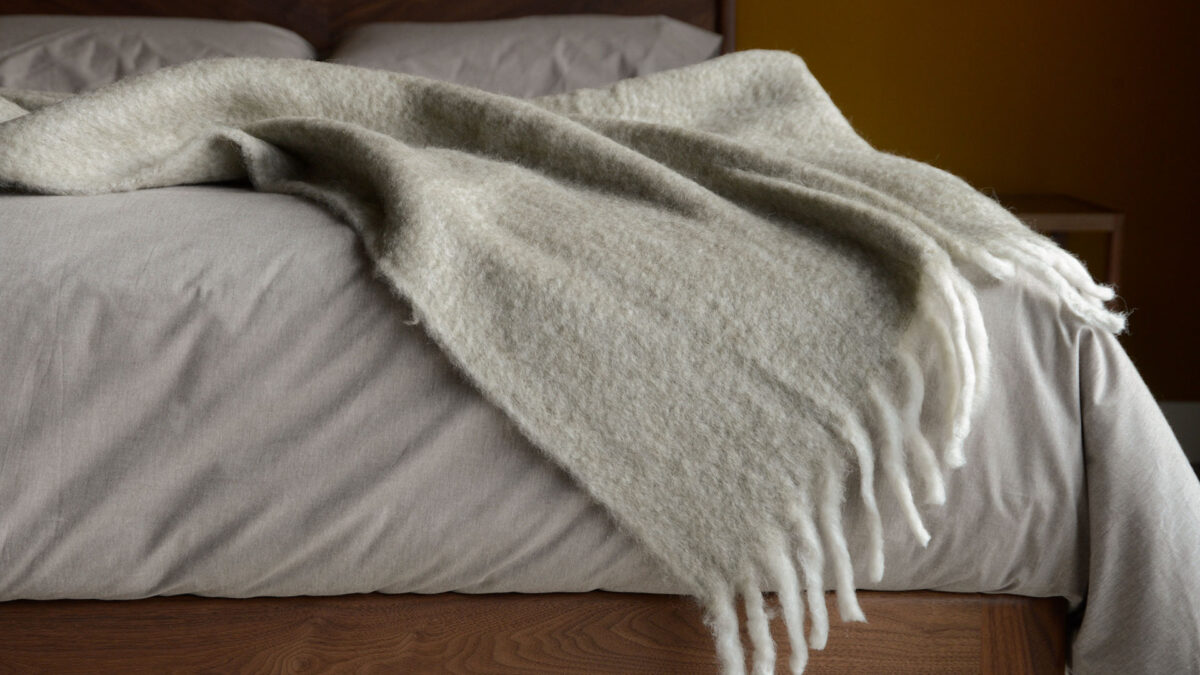 Wool Blend Chunky Throws - Natural Bed Company